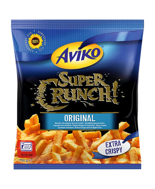 SUPER CRUNCH ORIGINAL 750 g - CARTOFI PRĂJIȚI - Aviko România